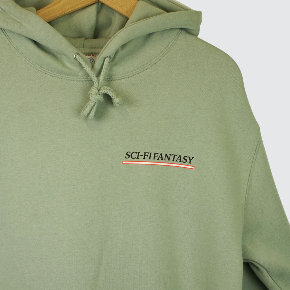 Sci Fi Fantasy Industrial Hoodie Sage LOBBY Online Skateshop